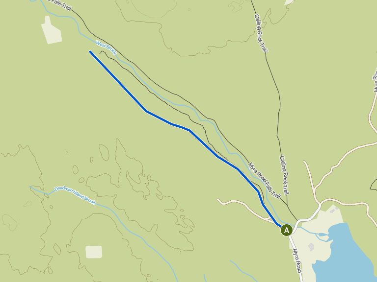 Myra Road Falls Trail — Porters Lake | wandeling | Komoot